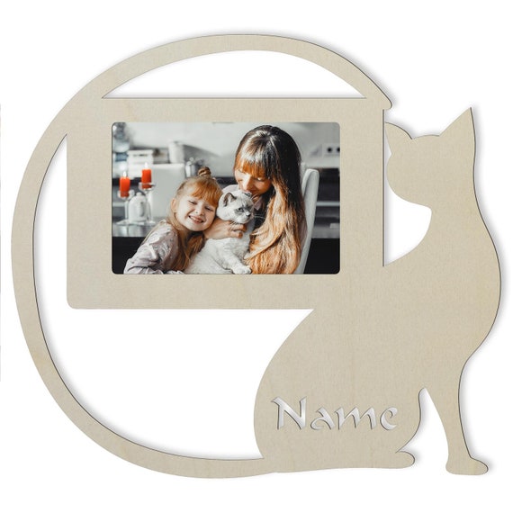 Cat Personalized Cat Picture Frame Photo Frame 4 X - Etsy