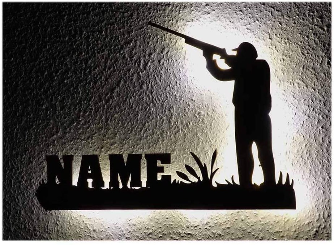 Hunter, Deer Hunting, Duck Hunting, Personalized Night Light With Name ...