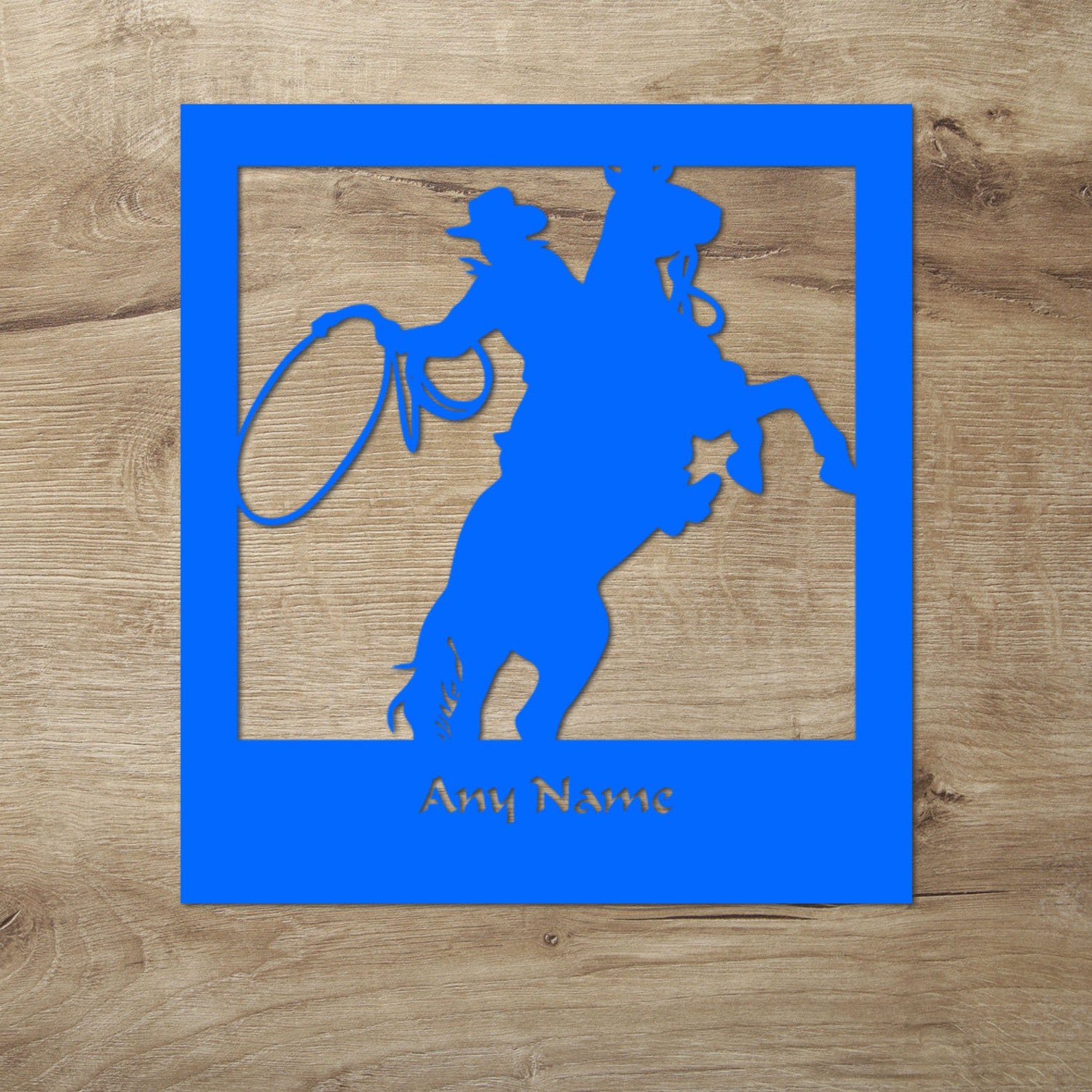 Cowboy, Cowgirl, Personalized Night Light With Name, Horse Night Light ...