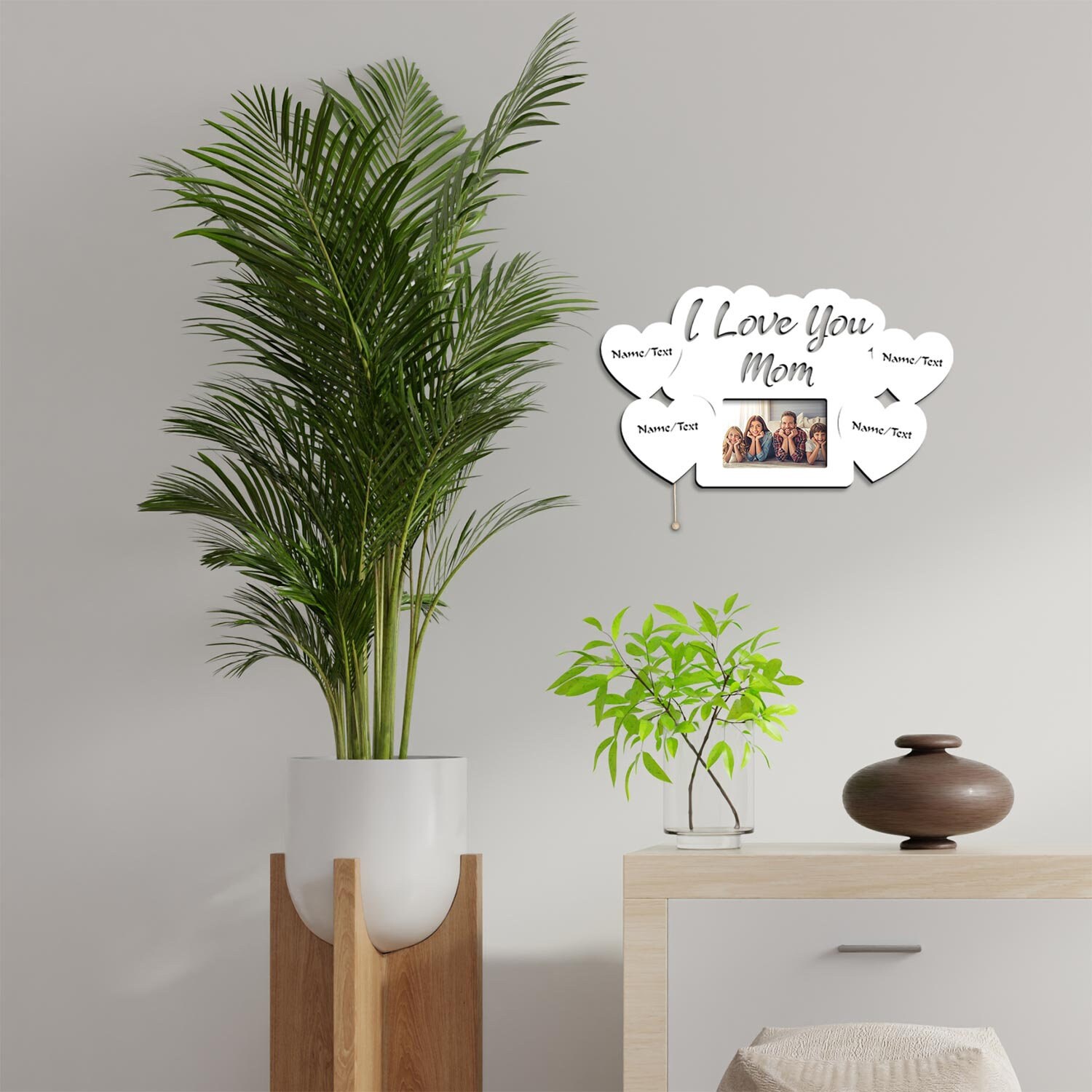 Personalized I Love You Mom Picture Frame Photo Frame 4 - Etsy