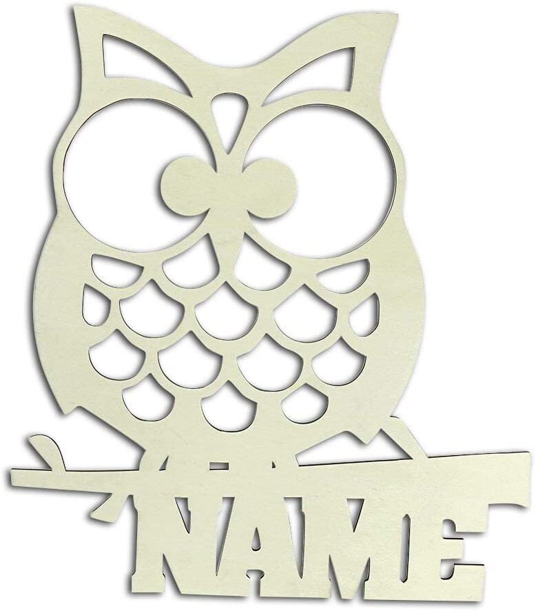 Owl Personalized Night Light With Name Owl Decorations - Etsy