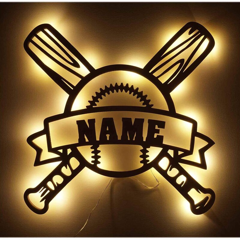 Baseball Light - Etsy