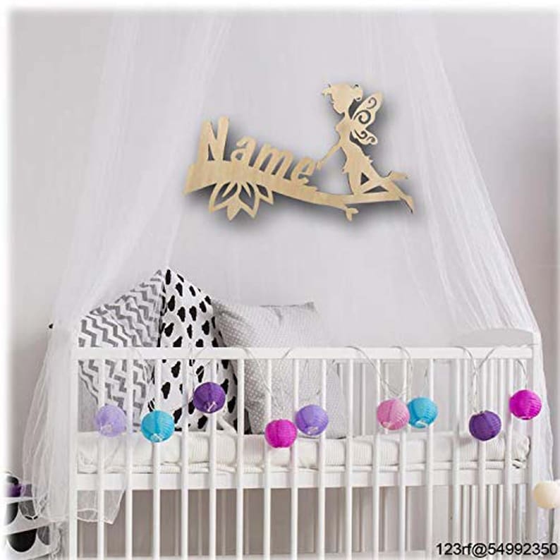 Fairy, Personalized Night Light With Name, Custom Sign, Fairy Night ...