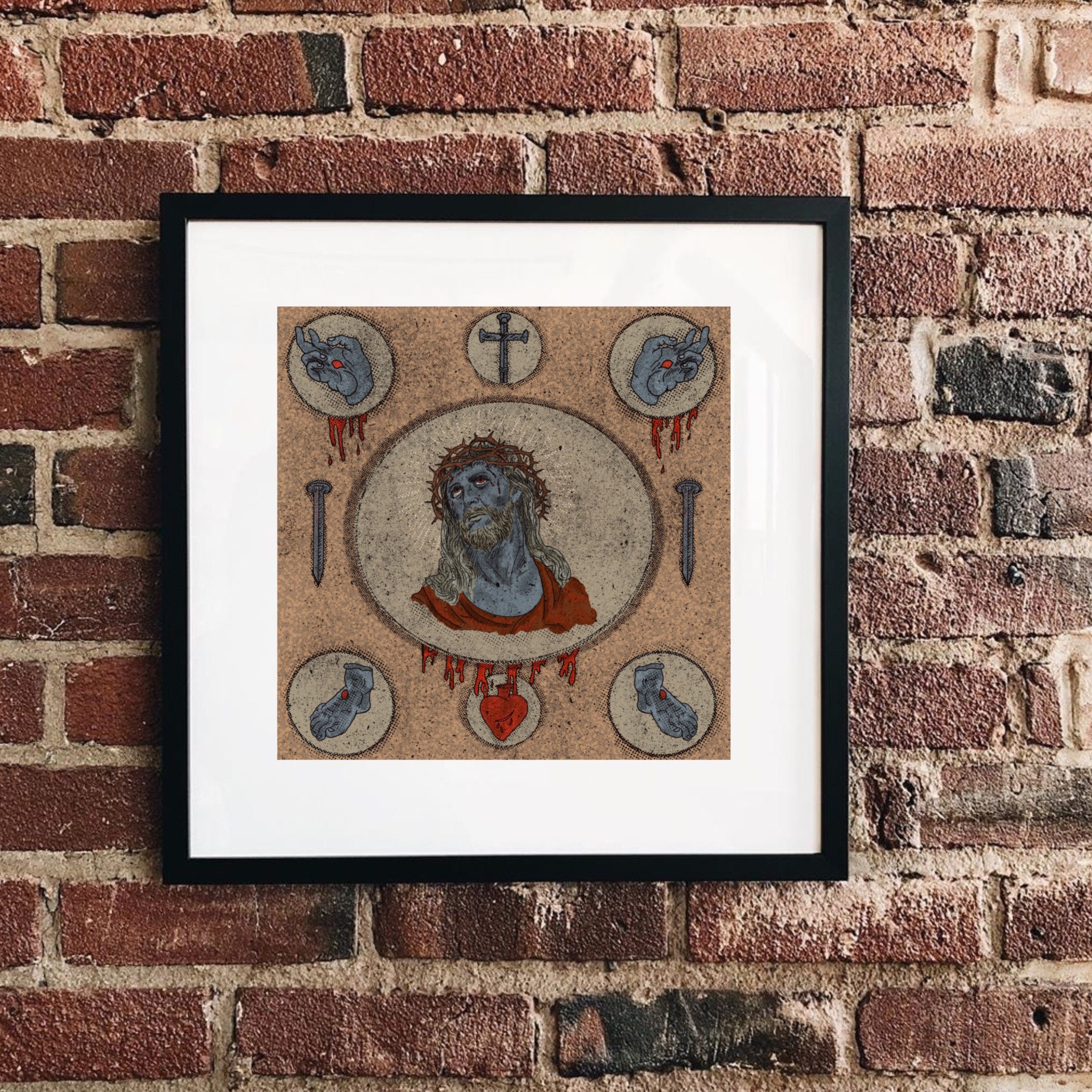 5 Wounds of Christ (digital Print) - Etsy