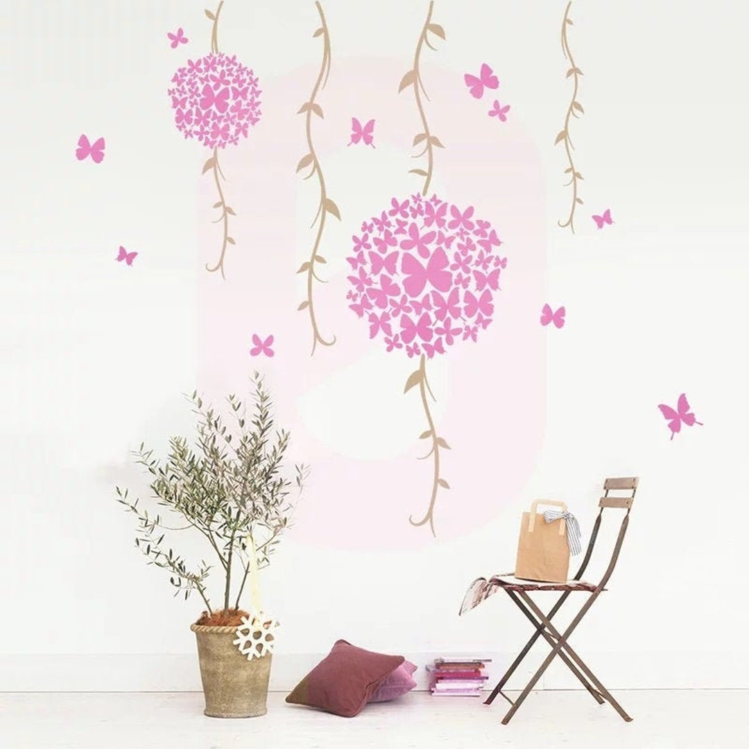 Wall Sticker FLOWER BALLS - Etsy