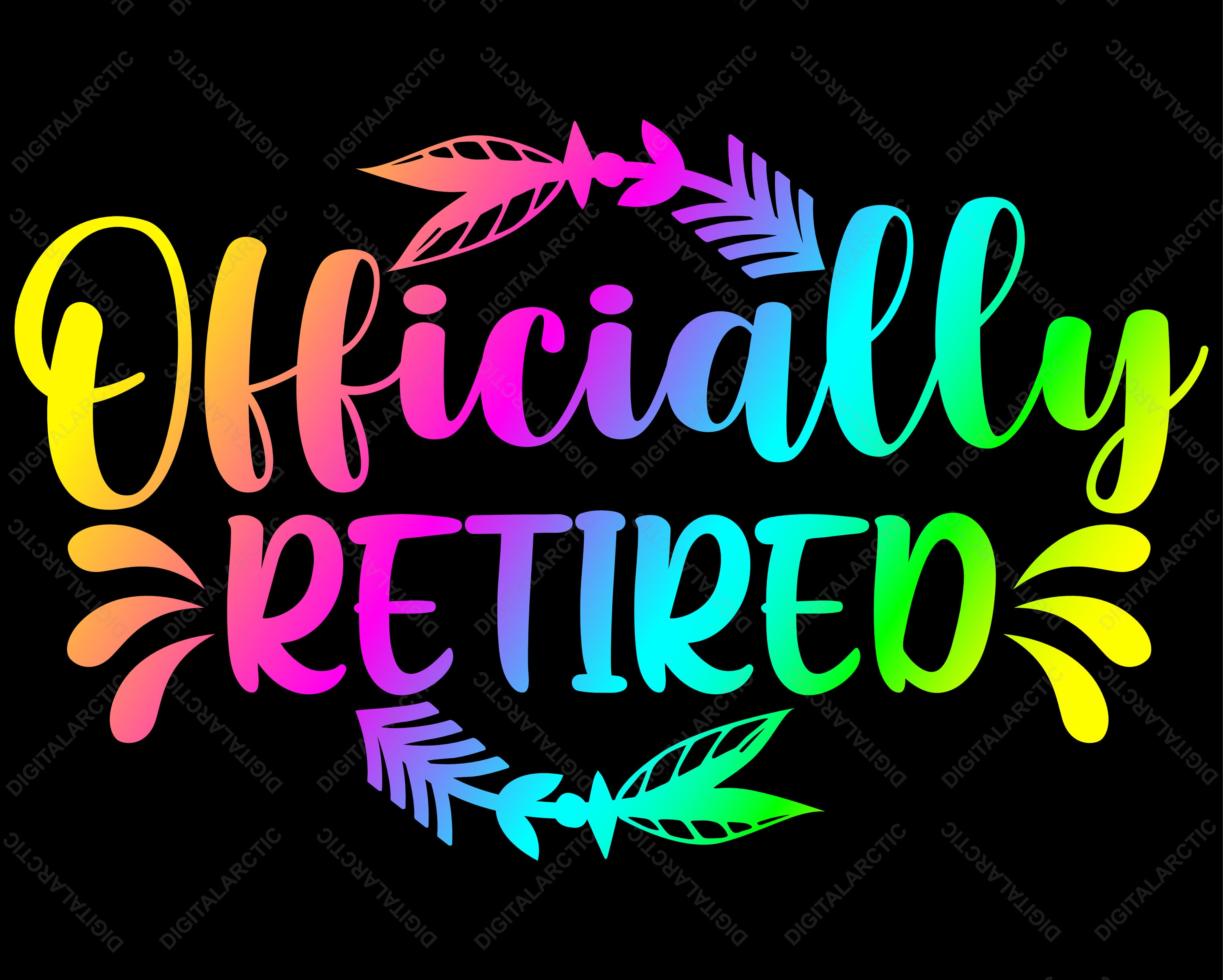 Officially Retired SVG PNG DXF Digital Files for Laser Vinyl | Etsy