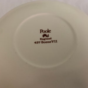 3 Vintage Poole of England Scenic Plates, Each is Different. - Etsy