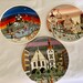 3 Vintage Poole of England Scenic Plates, Each is Different. - Etsy