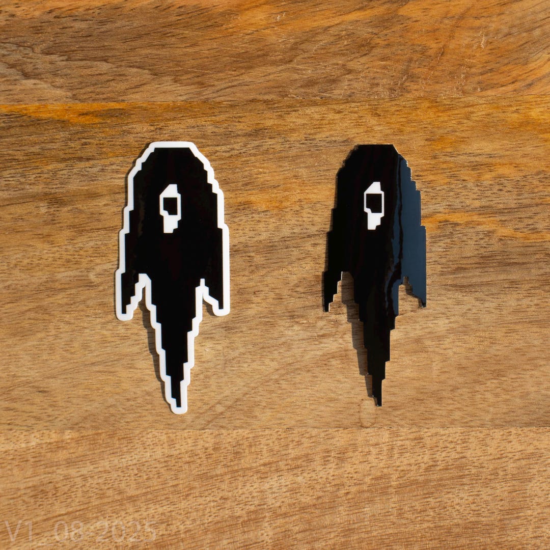 Omori Something Matte Sticker - Glossy Ghost Waterproof Vinyl Sticker ...