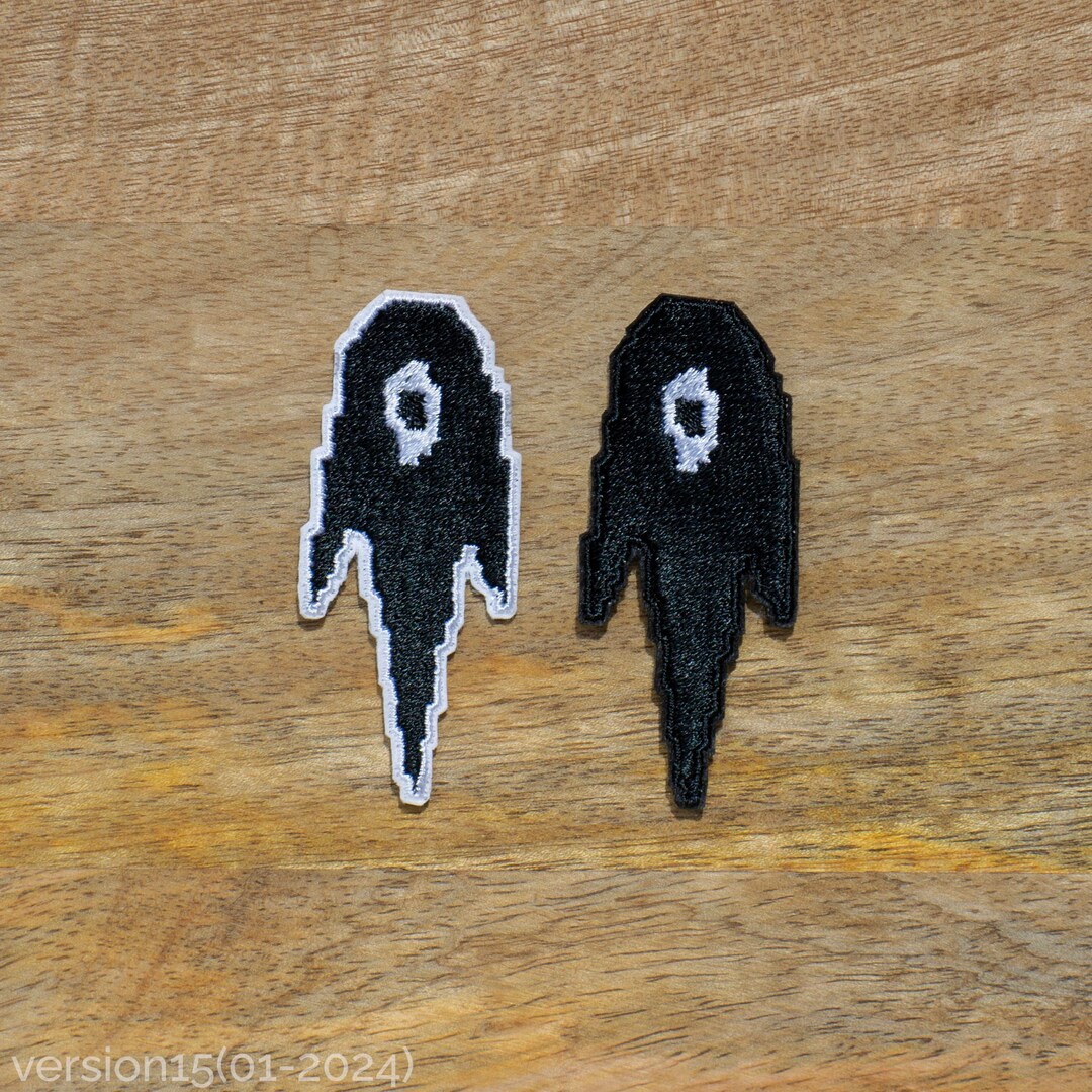 Omori Something Iron on Patch - Ghost Embroidery Patch - Velcro ...