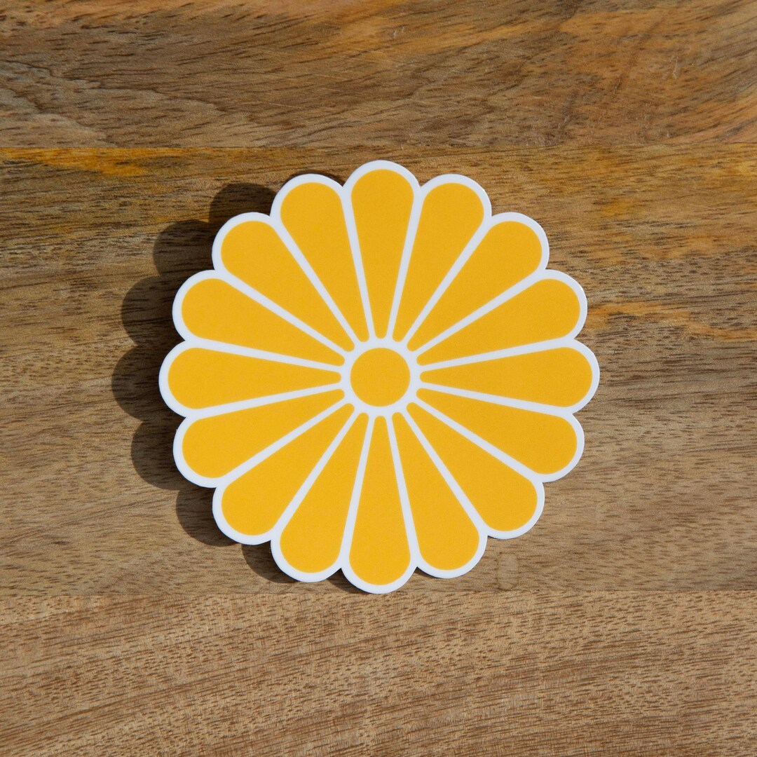 Japan Bosozoku Sun Sticker - Chrysanthemum Crest Sun Waterproof Vinyl ...
