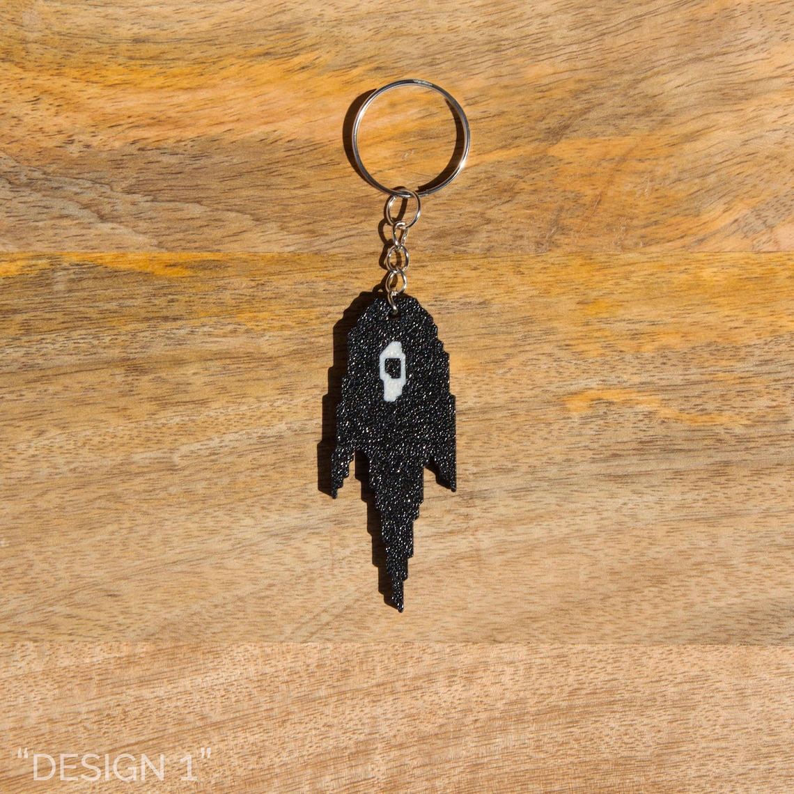 Omori Something Keychain 3D Printed - Ghost Embroidery Keyring - 3D ...