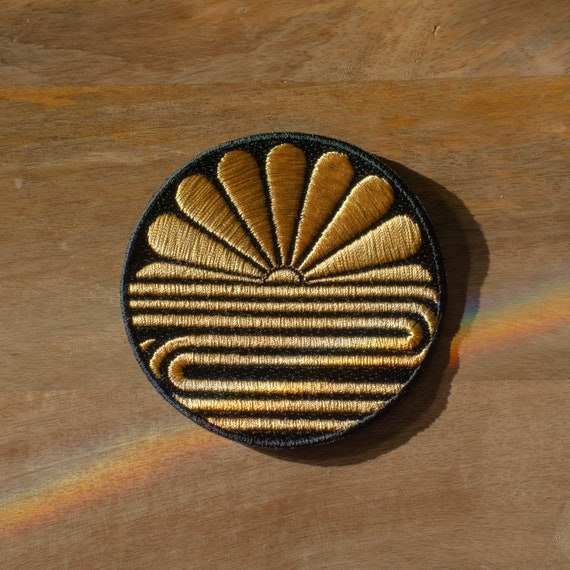 Japan Bosozoku Embroidered Iron on Patch Setting Sun Patch - Etsy