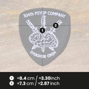 304th Psyop Company Psyops Embroidered Patch Psychological Warfare Iron on Velcro Patch - Etsy