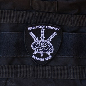 304th Psyop Company Psyops Embroidered Patch Psychological Warfare Iron on Velcro Patch - Etsy