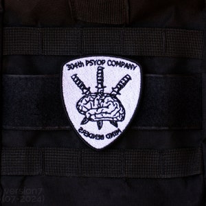 304th Psyop Company Psyops Embroidered Patch Psychological Warfare Iron on Velcro Patch - Etsy