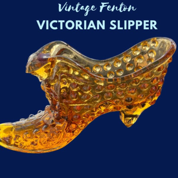 Fenton Glass Shoe - Etsy