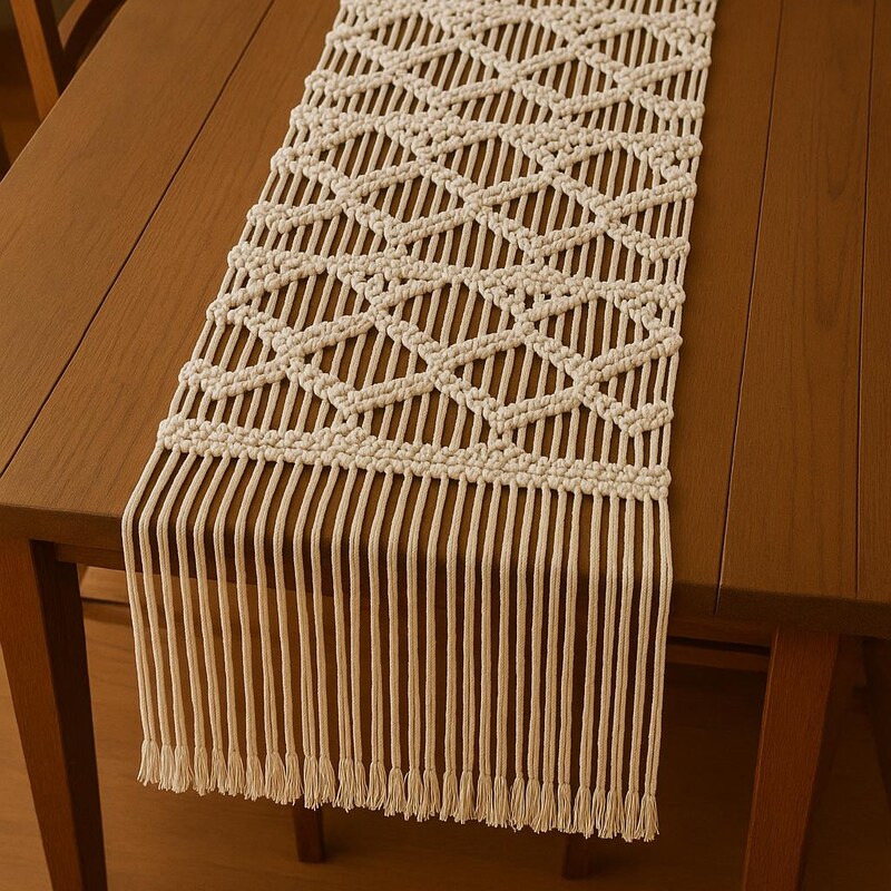 Macrame Table - Etsy