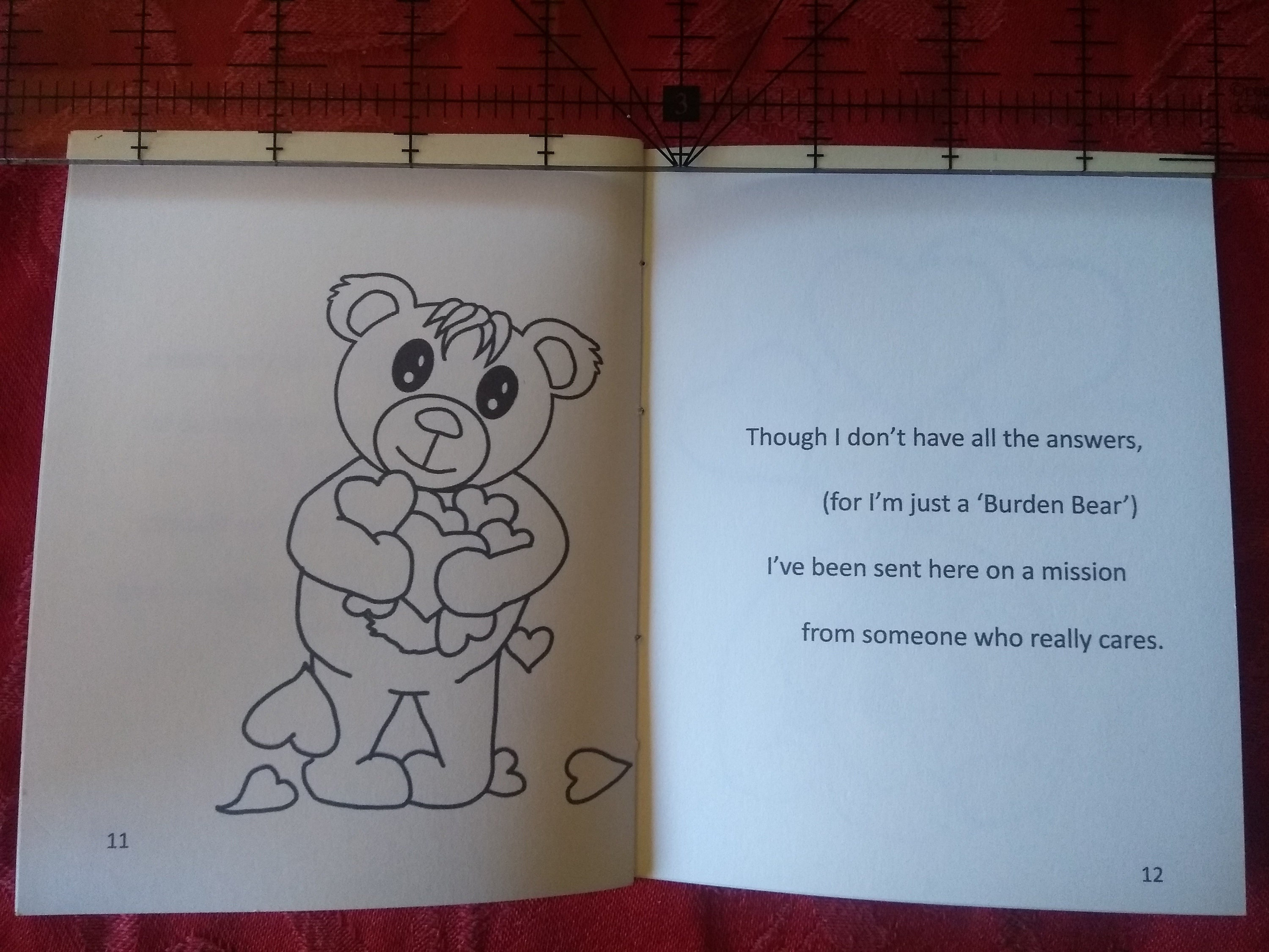 Burden Bear Letter download consoling gift empathy love - Etsy España