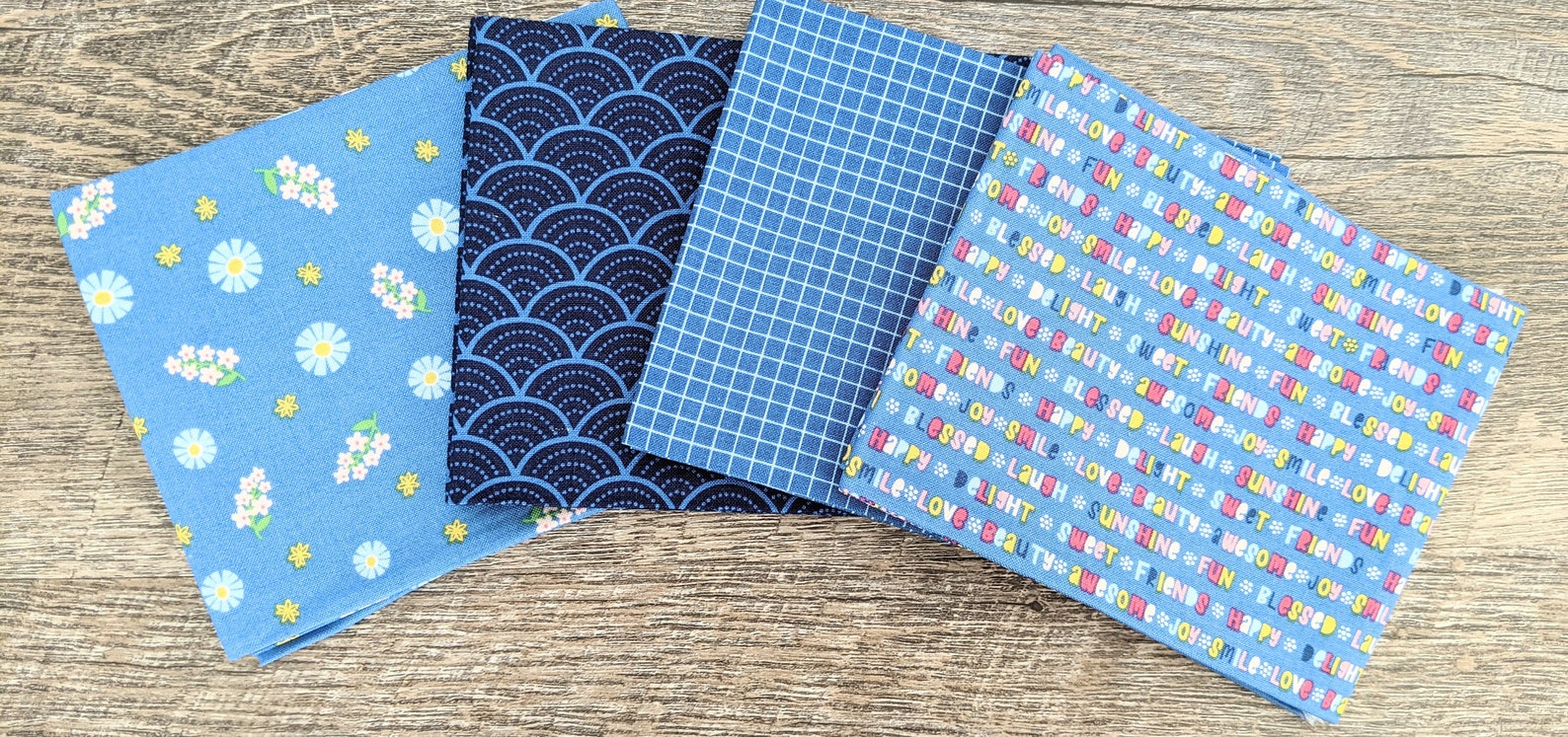 Fat Quarter Bundle 21 Fabrics Pure Delight by Melanie Collette for ...