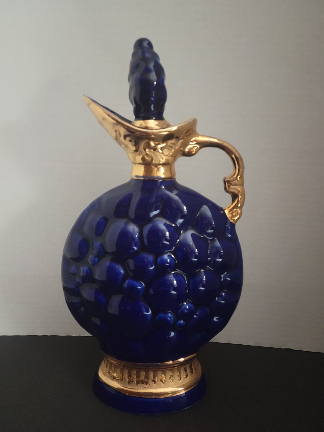 1963 Jim Beam Blue Grapes Cluster Decanter - Etsy