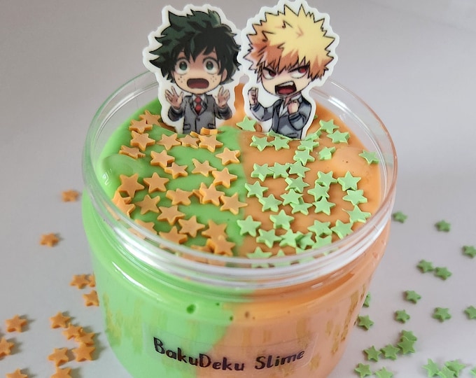 Bakudeku Slime 150 Ml My Hero Academia Glossy Slime W/ Katsuki Bakugo ...