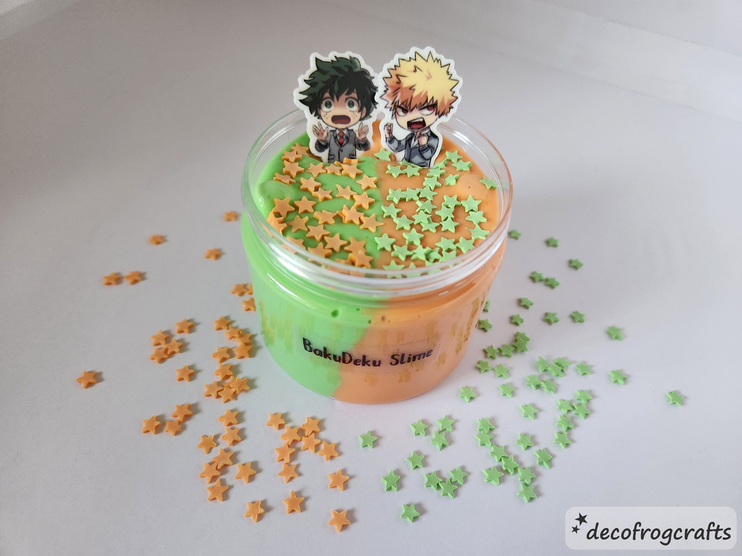 Bakudeku Slime 150 Ml My Hero Academia Glossy Slime W/ Katsuki Bakugo ...