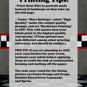 Five Nights at Freddy's: Security Breach Fizzyfaz Soda Cans / Labels ...