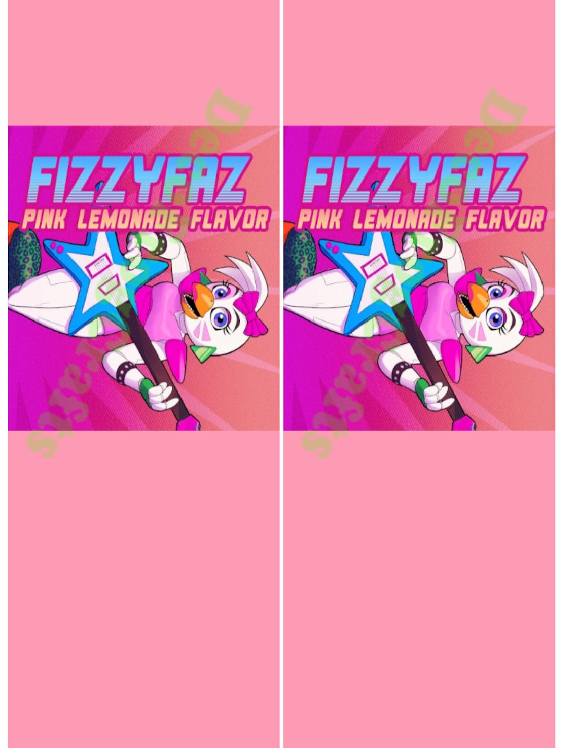 Five Nights at Freddy's: Security Breach Fizzyfaz Soda Cans / Labels ...