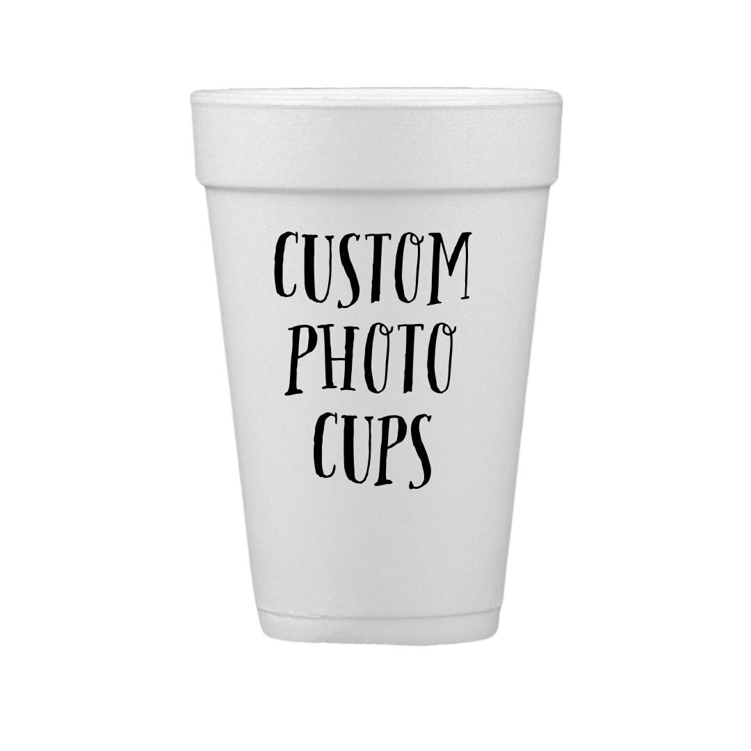 Custom Photo Styrofoam Cups - Etsy