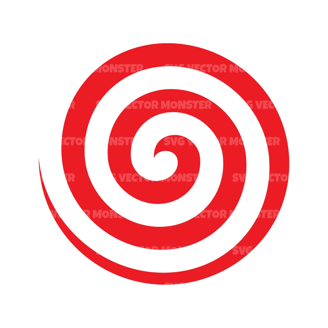 Christmas Peppermint Candy Swirl Svg. Vector Cut File for - Etsy