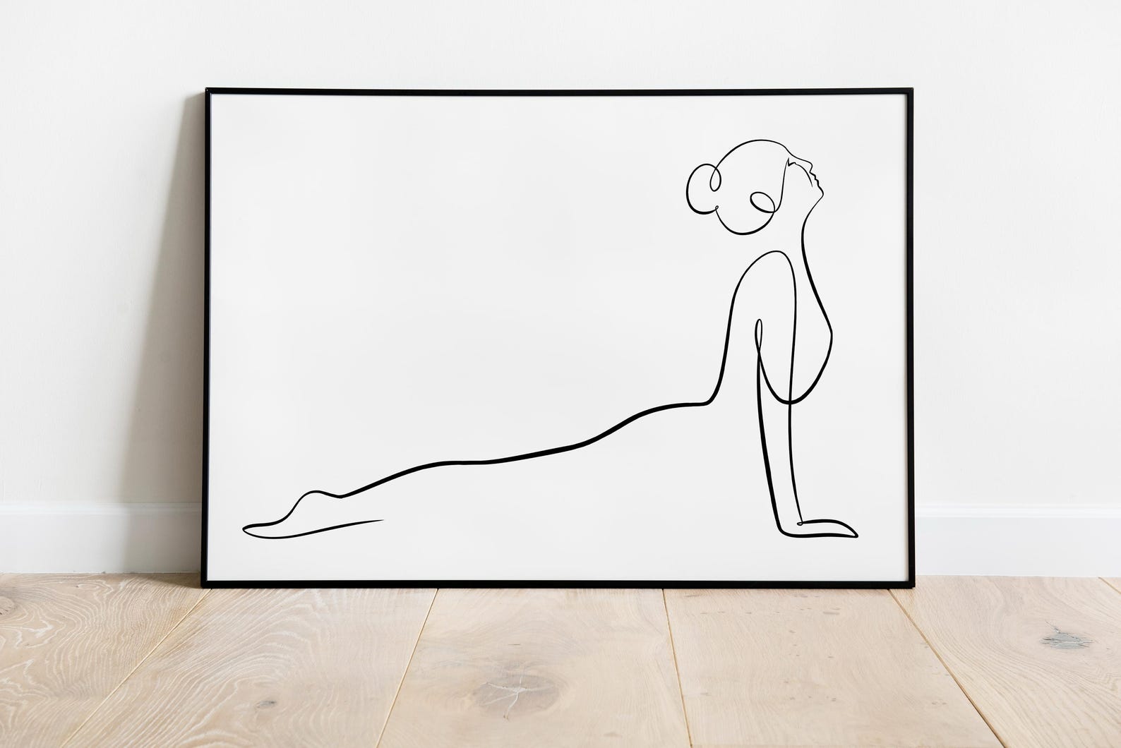 Yoga Pose One Line Drawing Svg, Yoga Minimalist Line Art, Yoga Pose ...