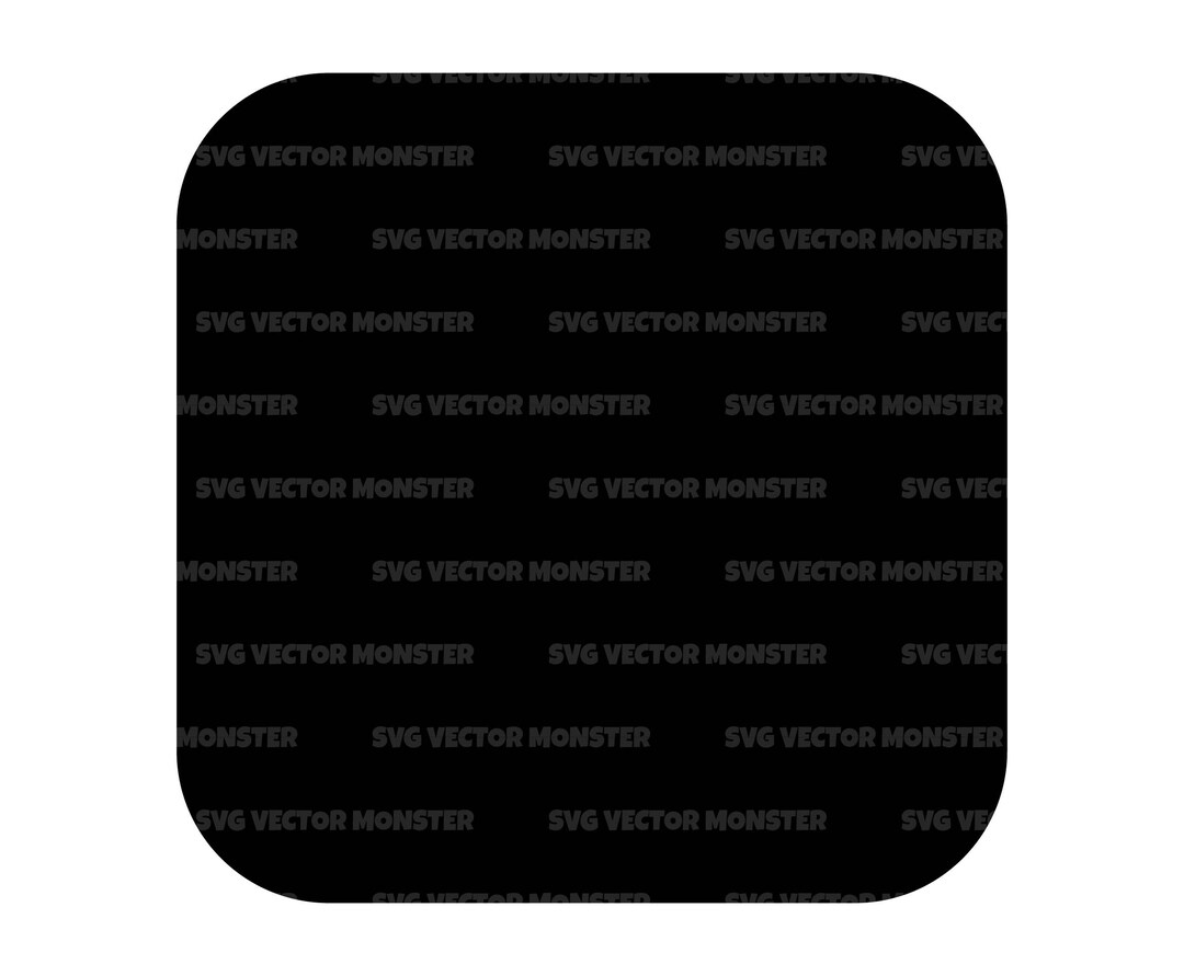 Rounded Square Svg, Round Corners Square Svg, Basic Shape. Vector Cut ...