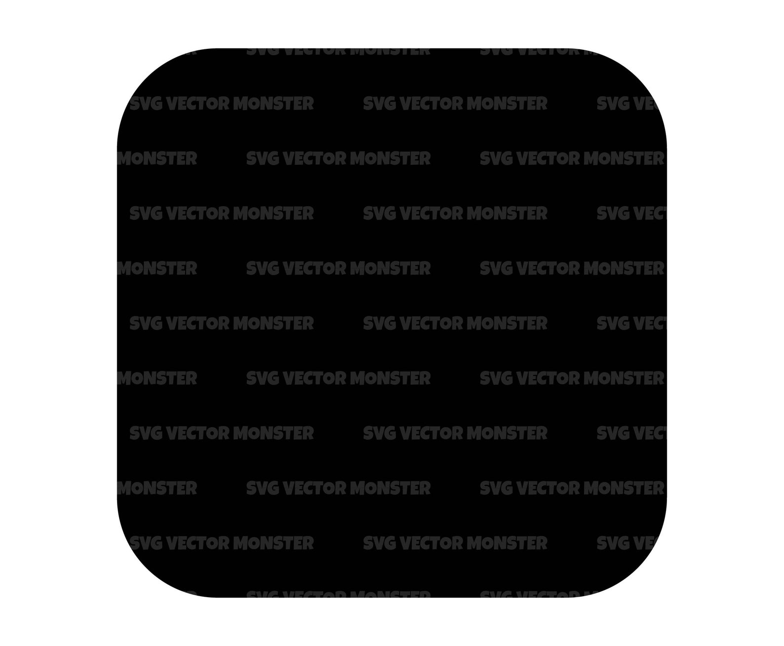 Rounded Square Svg, Round Corners Square Svg, Basic Shape. Vector Cut ...