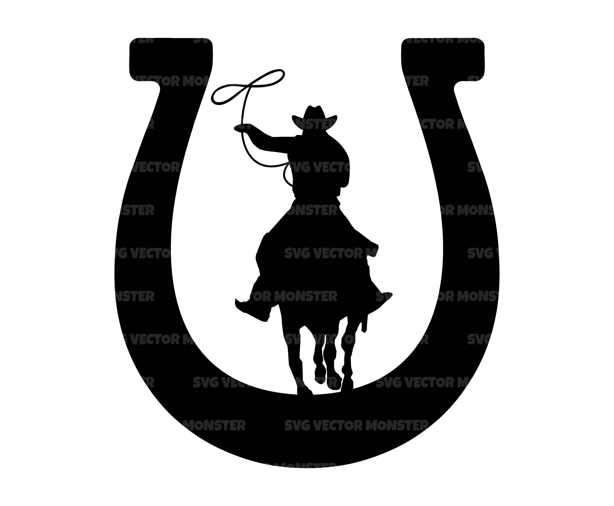 Cowboy Rope Silhouette