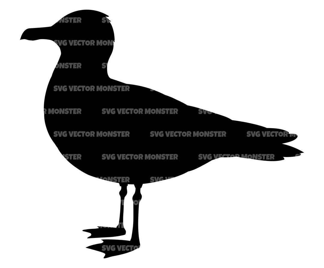 Seagull Svg. Vector Cut File for Cricut, Silhouette, Pdf Png Eps Dxf ...