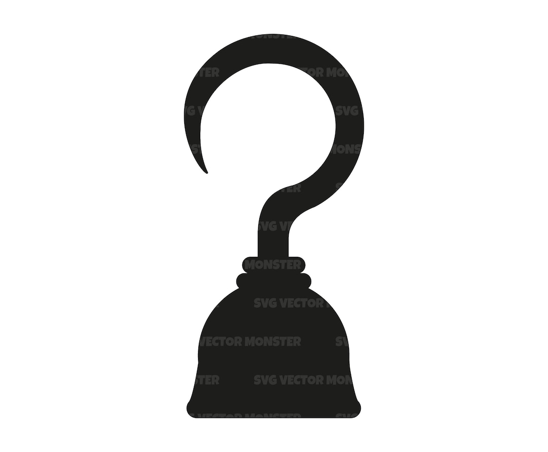 Pirate Hook Svg, Ship Captain Svg, Sailor Svg. Vector Cut File for ...