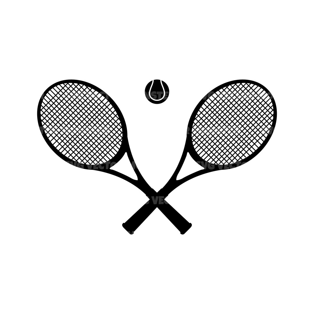 Tennis Racket Svg, Tennis Ball Svg Vector Cut File for Cricut ...