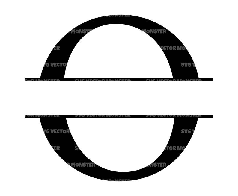 Uppercase O Letter Split Monogram Svg Alphabet Split Name | Etsy