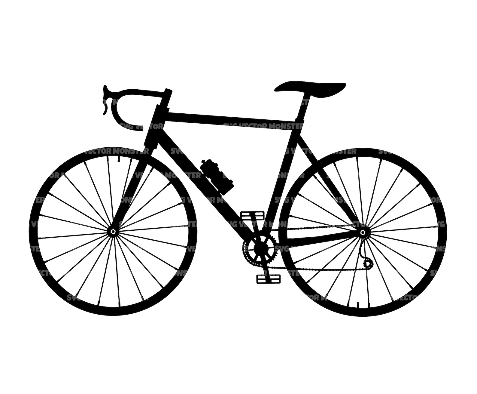 Road Bike Svg Racing Bike Svg Bicycle Svg. Vector Cut File | Etsy