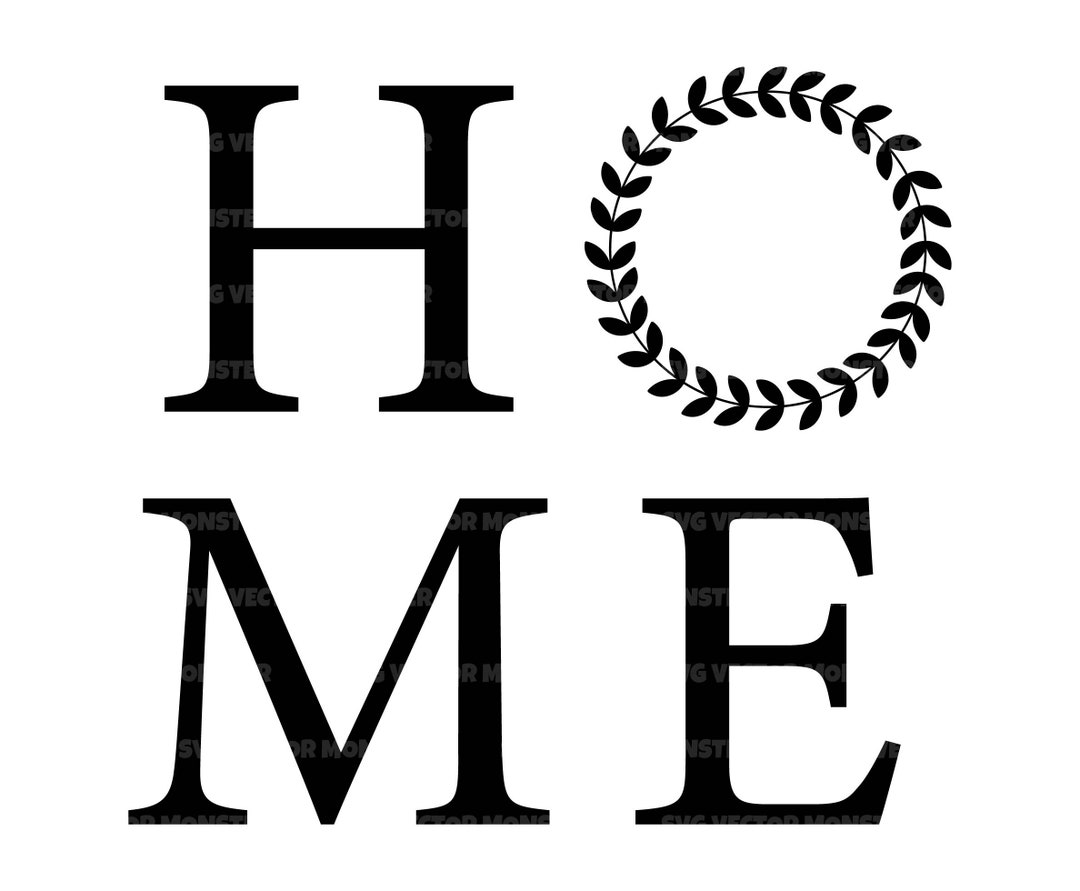 Home Wreath Svg New Home Sign Svg Farmhouse Sign Svg Home - Etsy Ireland