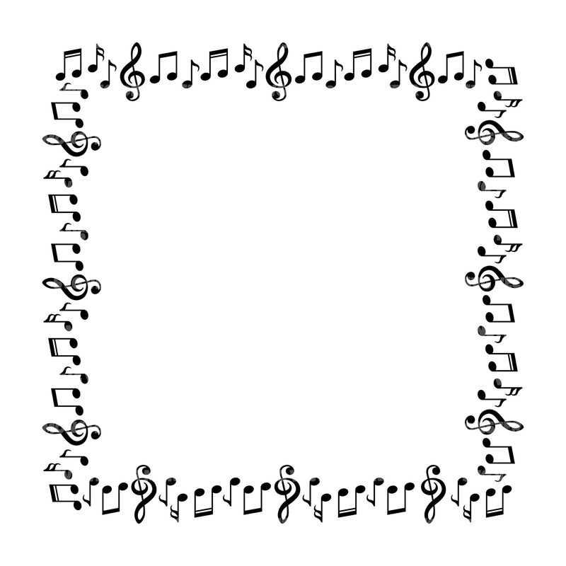 Music Monogram Svg - Etsy