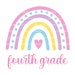 Fourth Grade Svg, Boho Rainbow Svg, Hello 4th Grade Svg, Teacher Svg ...