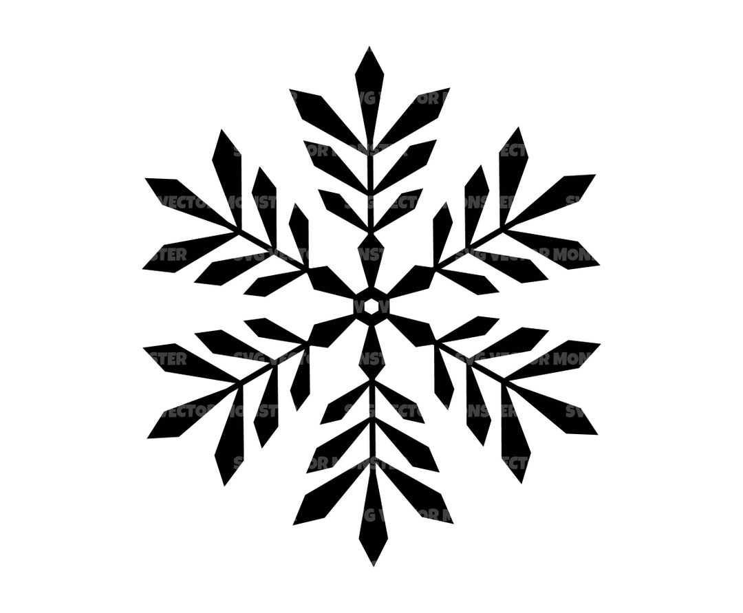 Copo de nieve svg, pieza de nieve svg, invierno svg, Navidad svg ...