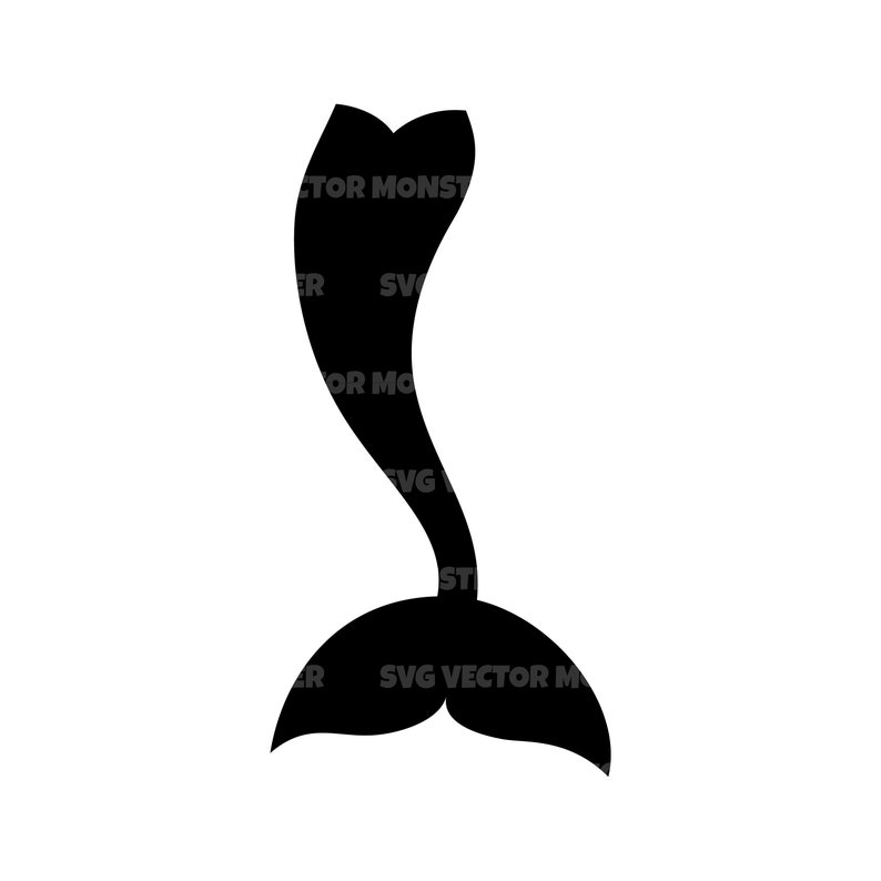 Mermaid Tail Svg Fish Tail Svg Mermaid Body Pdf Png Eps Dxf | Etsy