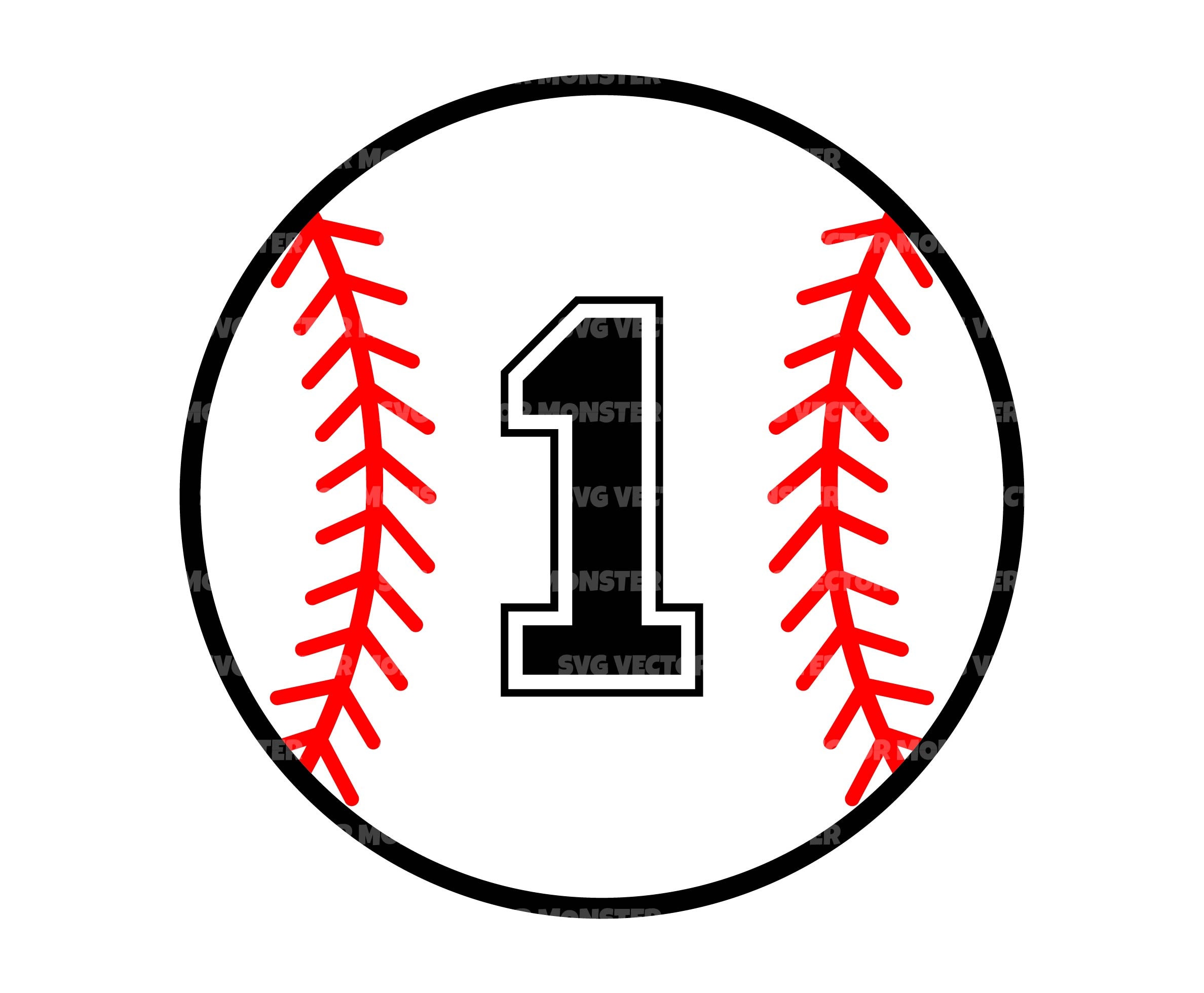 Baseball Number One Svg, Baseball Birthday Svg, First Birthday Svg ...