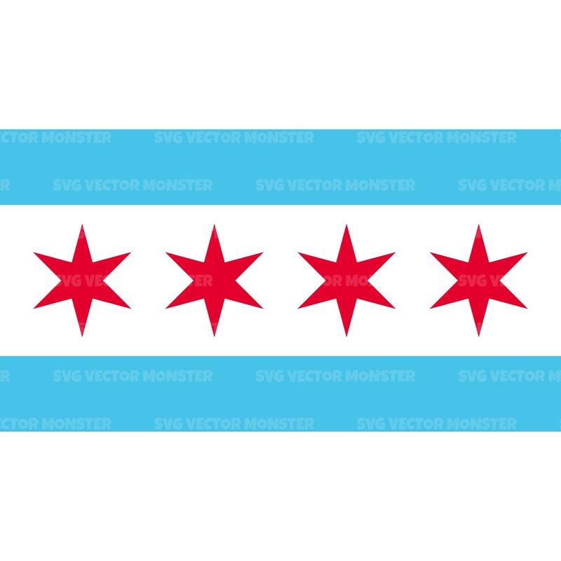 Chicago Stars Svg - Etsy