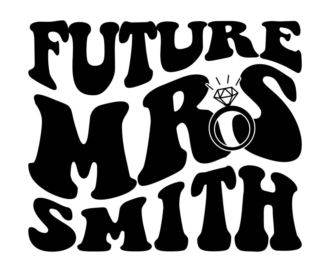 Custom Future Mrs Svg, Personalized Bride Shirt, Bridal Party ...