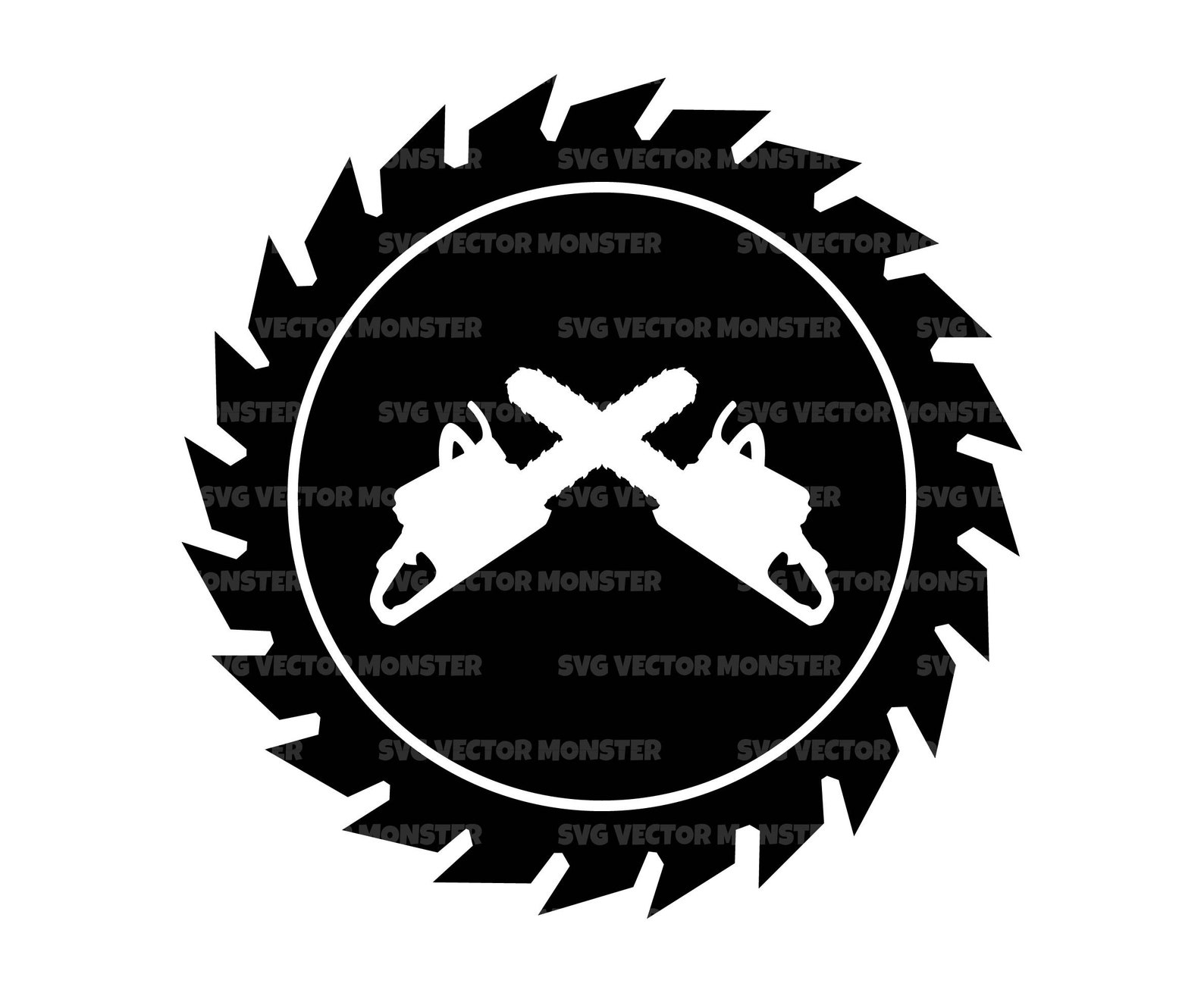 Saw Blade Svg, Chainsaw Svg, Lumberjack, Woodcutter. Vector Cut File ...
