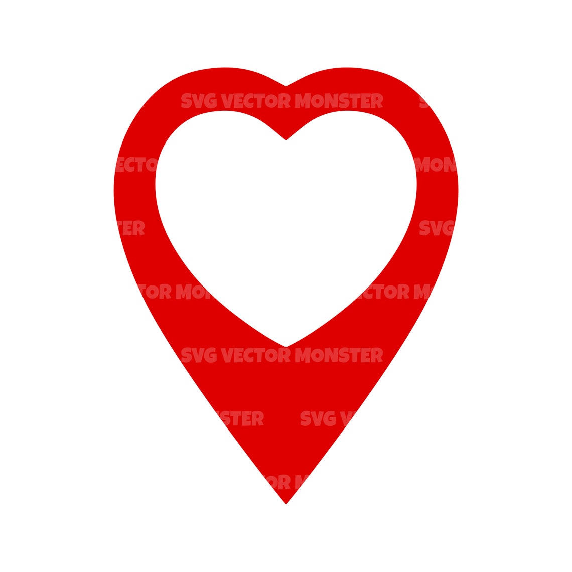 Heart Map Pin Svg Location Pin Svg Marker Svg Vector Cut - Etsy